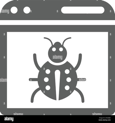 Bug Fixing Malware Icon Perfect Use For Designing And Developing Websites Printed Files And