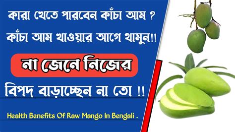 কাঁচা আম খাওয়ার আগে বিজ্ঞানীরা কি বলছেন জানুন । Benefits Of Raw Mango