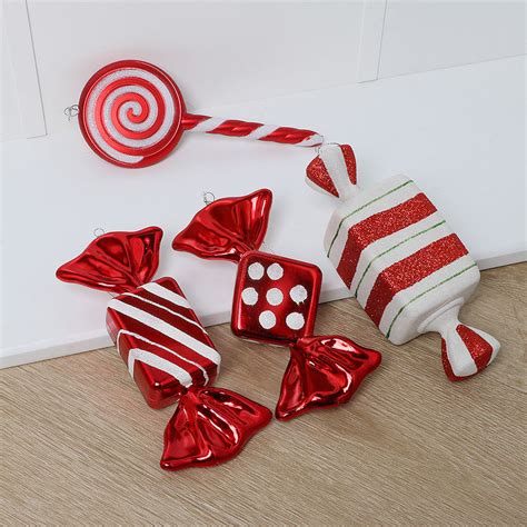 Christmas Tree Ornaments Large Hanging Candy Christmas Lollipop
