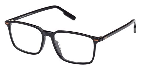 Ermenegildo Zegna™ Ez5257 H 001 55 Shiny Blackvicuna Eyeglasses