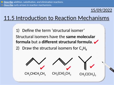 Ocr As Level Chemistry Basic Concepts Of Organic Chemistry Teaching