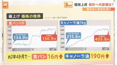 6月も値上げラッシュ 食料品は3500品目が値上げ進む家計への圧迫 値上げによる負担は【nスタ解説】 Tbs News Dig 2ページ