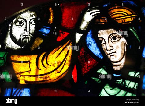 Stained Glass Window Museum Of Strasbourg Cathedral Strasbourg