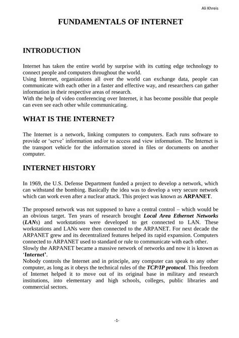 pdf fundamentals of internet ali khreis · telnet used to connect