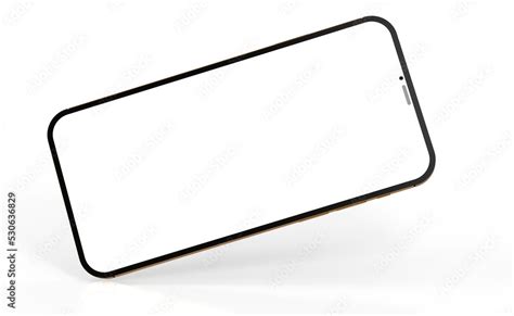Realistic Smartphone Template Mockup For User Experience Presentation