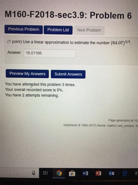 solved m160 f2018 sec3 9 problem 6 previous problem problem chegg
