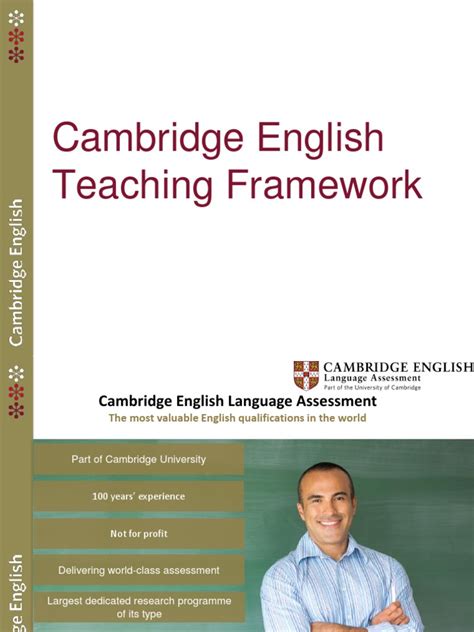 Cambridge English Teaching Framework Pdf Learning Cognition