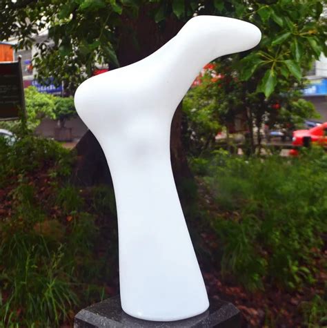 White Female Mannequin Foot Display Sock Sox Display Mold Short