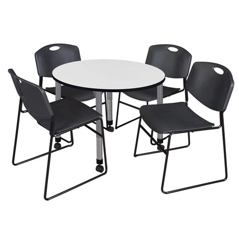 Regency Kee 36 In Round Mobile Adjustable Classroom Table Regency Kee 36 In Round Mobile Adjustable Classroom Table