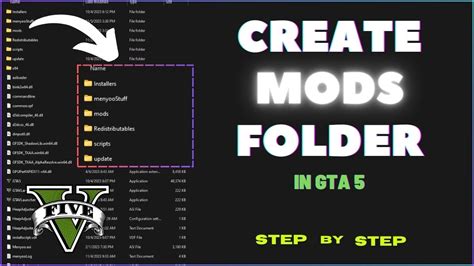 how create mods folder in gta 5 full detailed guide mods folder