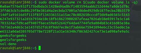 Utilisation De La Cli Pour Gérer Les Volumes Docker Stacklima