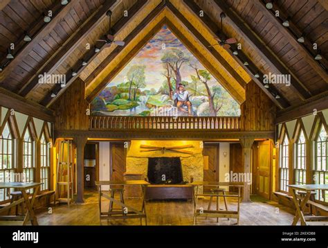 This Mural In The Clearing Schoolhouse Was Painted By Door County