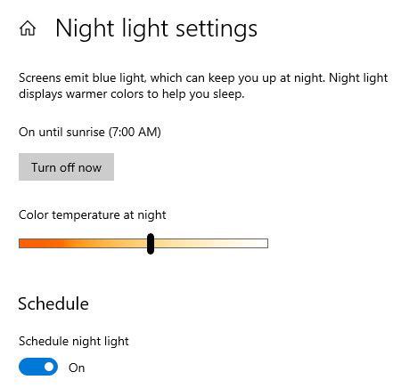 Jaga Kesehatan Mata Dengan Night Light Windows 10 TERAA NET