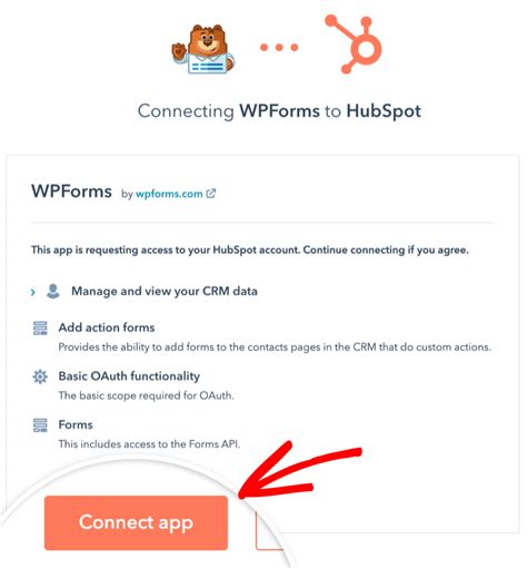 hubspot addon wpforms