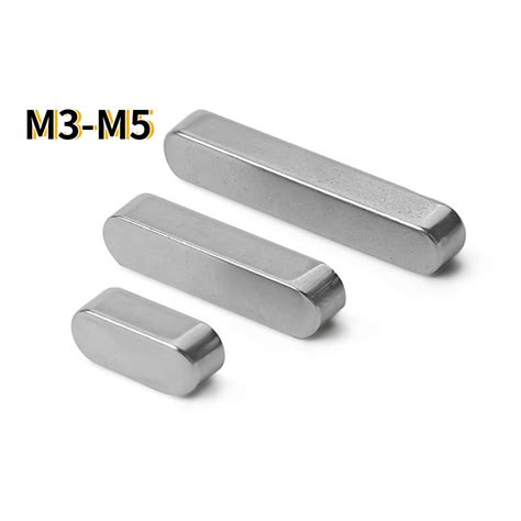 Xny 304 Stainless Steel Flat Key Pin Gb1096 A Type Key Slot Pin Round