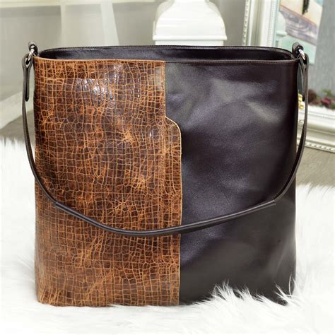 Сумка жіноча коричнева комбінована ТМ Vasha Para продаж ціна у