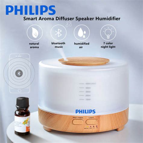 Philips Air Humidifier Portable Ultrasonic Aroma Essential Oil Diffuser