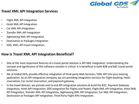 Ppt Travel Xml Api Integration Powerpoint Presentation Free Download Id11850193