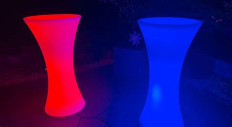 LED Stehtisch Mieten Mit Akku Beleuchtung Ab 25 Musikanlagenmieten