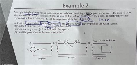 solved a simple single phase power system is shown in