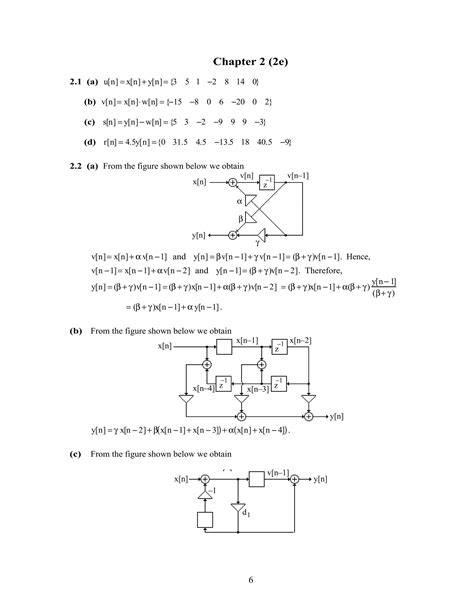 Digital Signal Processing 2nd Ed Mitra Solution Manual Pdf Physics Science