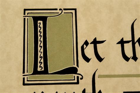 Print Psalm 1914 Hand Lettered Calligraphy Print Wall Etsy