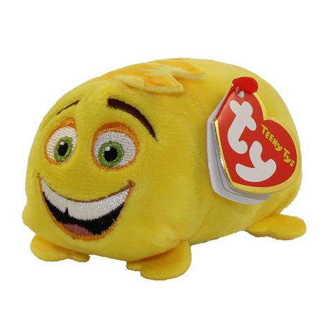 Ty Beanie Boos Teeny Tys Stackable Plush Emoji Movie Gene 4 Inch