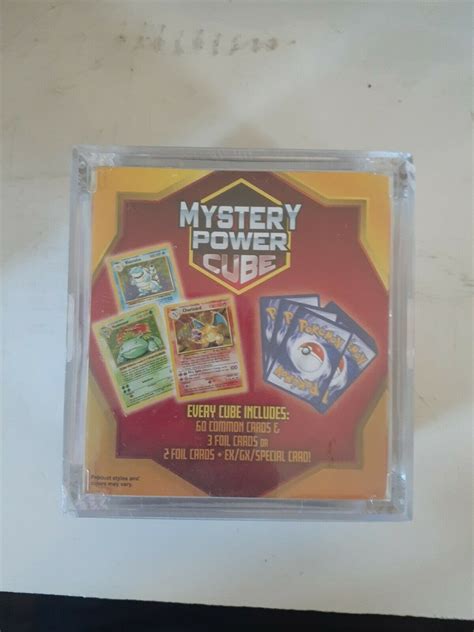 NEW Sealed Pokemon Mystery Power Cube Box St Edition Charizard Cards Values MAVIN