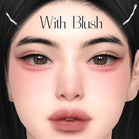 Poyopoyo Public Release Ulzzang Set Makeup Set №4 In 2022 Sims