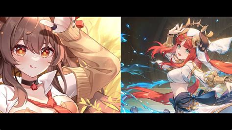 Hutao X Nilou Vaporize Team Comp Genshin Impact Youtube