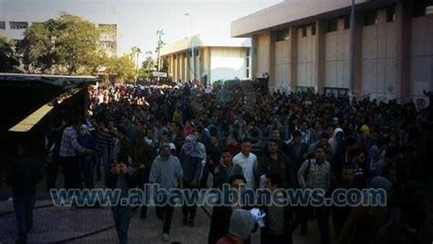 فشل خروج تظاهرة طلاب المحظورة من جامعة المنصورة