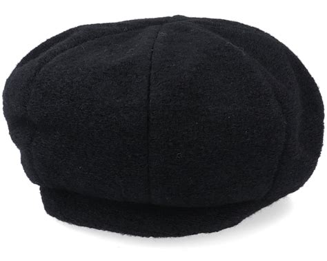 Wool Blend Black Beret - Seeberger hats | Hatstore.co.uk