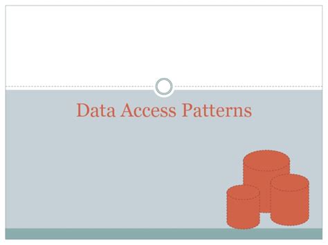 Data Access Patterns Three Tier Architecture