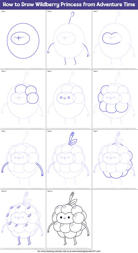 How To Draw Wildberry Princess From Adventure Time Adventure Time