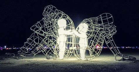 Gripping Sculpture At Burning Man Reveals The Harsh Truth About