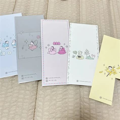 Learning Tools Stationery Handwriting 스티커 율밤곰 허니만나 히히클럽 뒷대지 On Bunjang