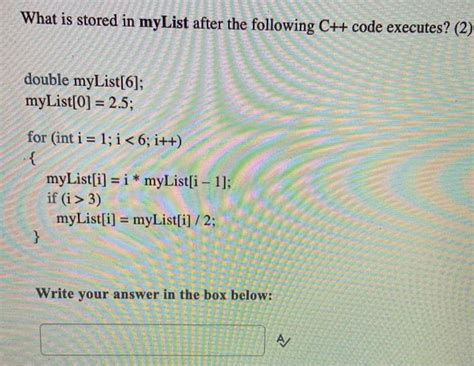 Solved What Is The Output Of The Following C Code 2 Int