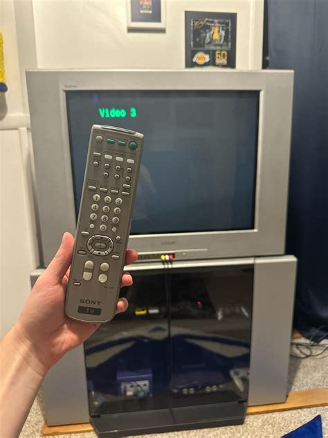 Please Help Input Label Wont Go Away On My Sony Trinitron Pressing
