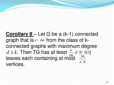 Ppt Testing K Edge Connectivity In Bounded Degree Graphs Lecture By Aviad Lipiner Powerpoint