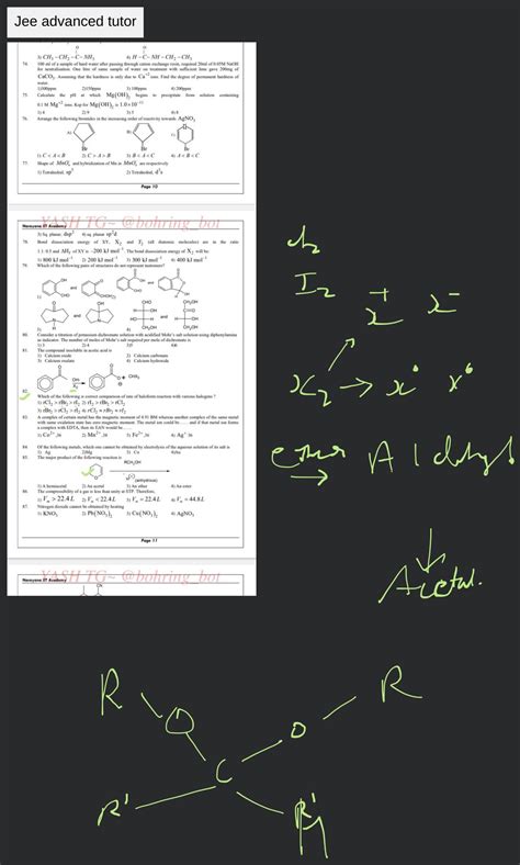 Consider A Titration Of Potassium Dichromate Solution With Acidified Mohr