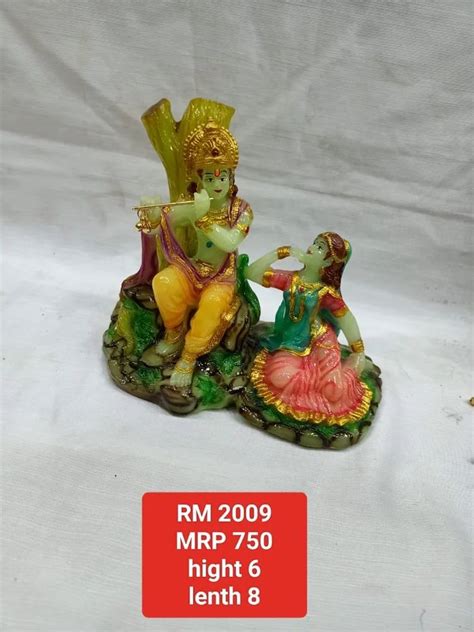 Polyresin Radha Krishna Statues Office At ₹ 800piece In Mumbai Id