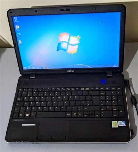 Fujitsu Laptop Ah512 15 6 Dual Core 2 20ghz 4gb Ram 160gb Hdd Webcam Wins 7 Pro Ebay 4gb