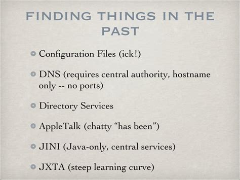 jmdns service discovery for the 21st century ppt