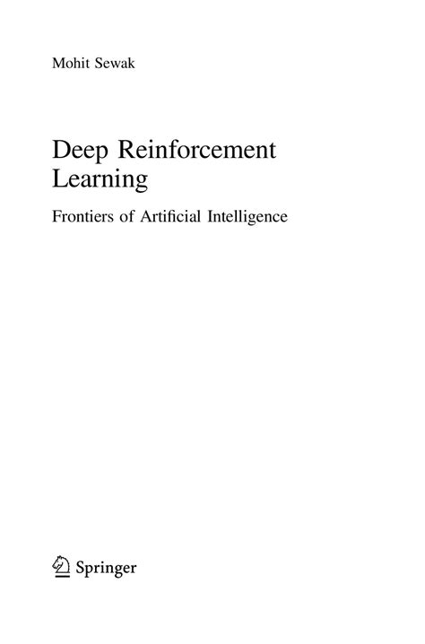 deep reinforcement learning frontiers of artificial intelligence