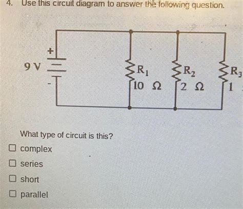 Answered 4 Use This Circuit Diagram To Answer The Following Question