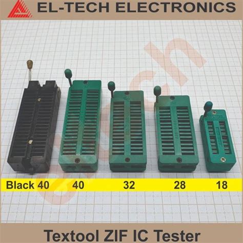 Jual 40 40P 40Pin P Pin 2 54mm Universal Textool ZIF ZIP IC Socket