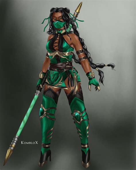 Jade Mk Deception Alt Costume Redesign By Komblox On Deviantart