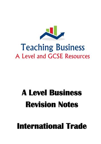 International Trade Teaching Resources