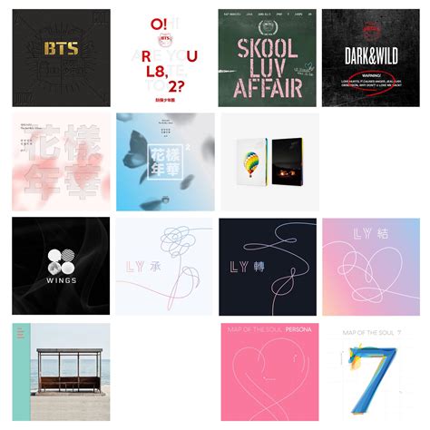 Fanmade Bts Album Discography Photocards 45 Off