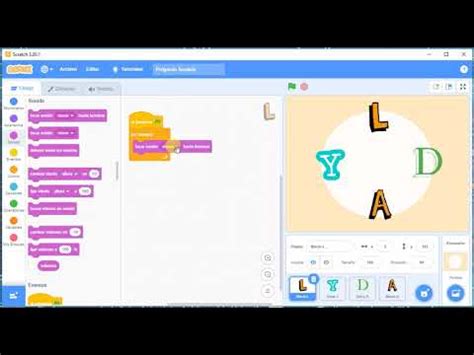 Animacion De Letras En Scratch Youtube